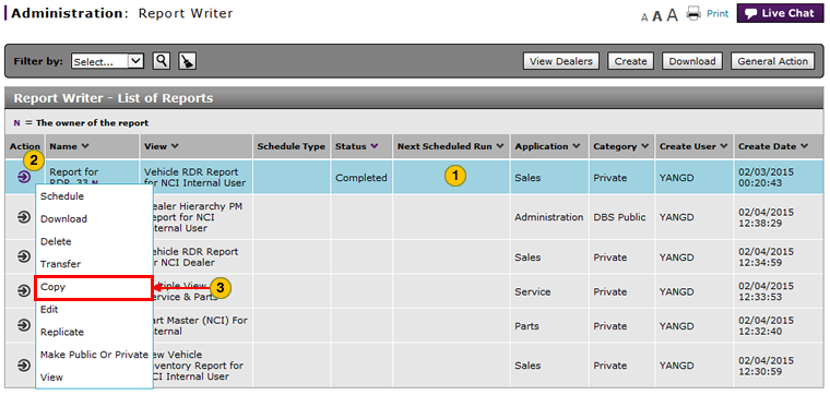 Sales Copy A Report Definition